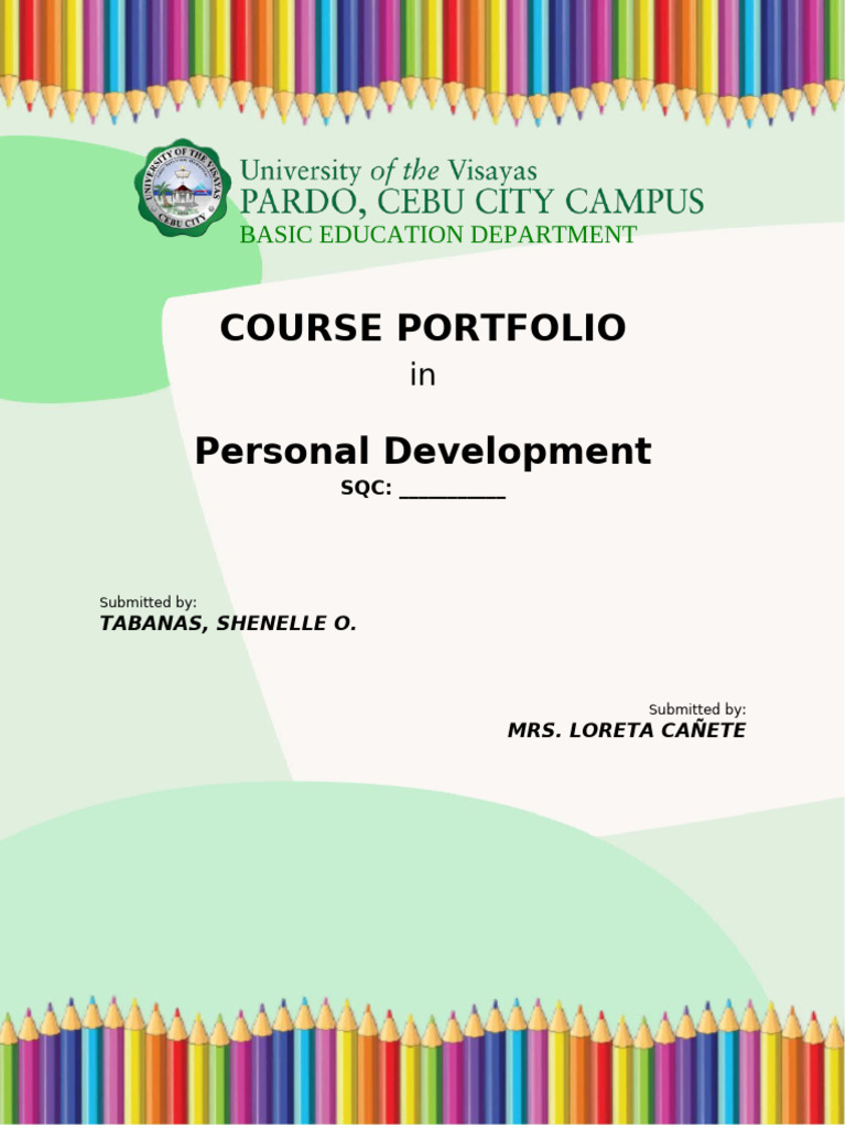 perdev | PDF | Personal Development | Behavioural Sciences