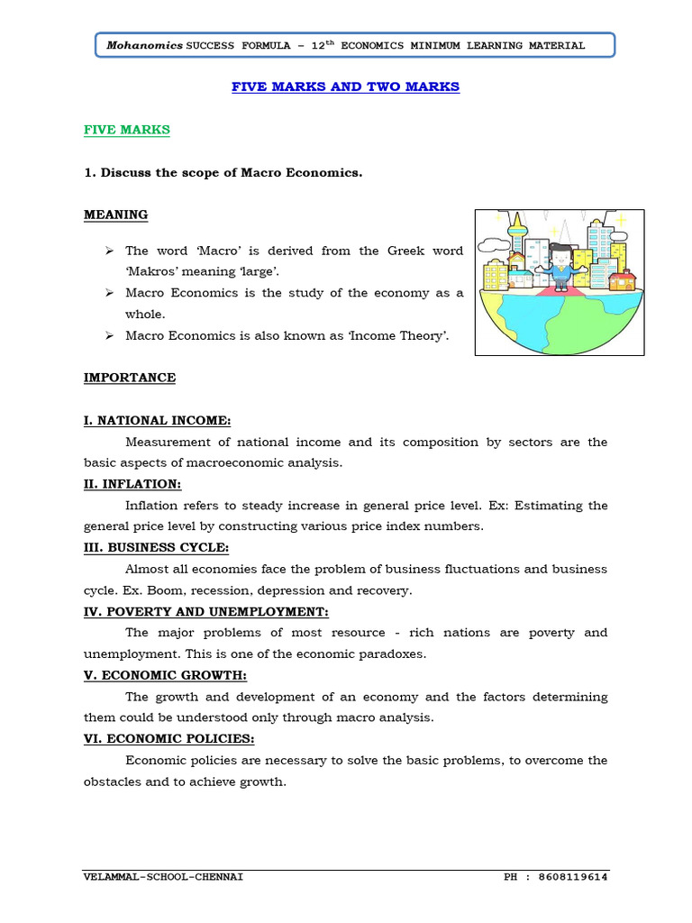 Economics Latest Study Material | PDF | Monetary Policy | Measures Of ...