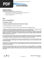 15 Ct. Manual Arms | PDF | Hand | Rifle