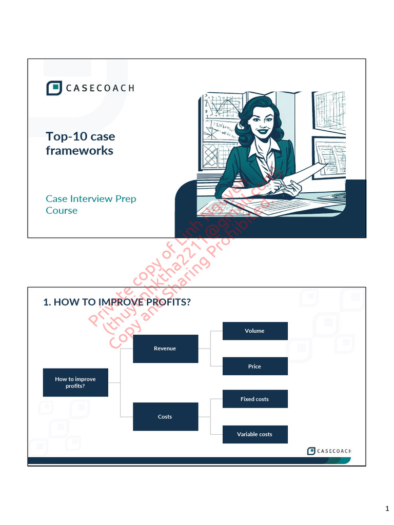 Top-10-case-frameworks | PDF | Investing | Marketing