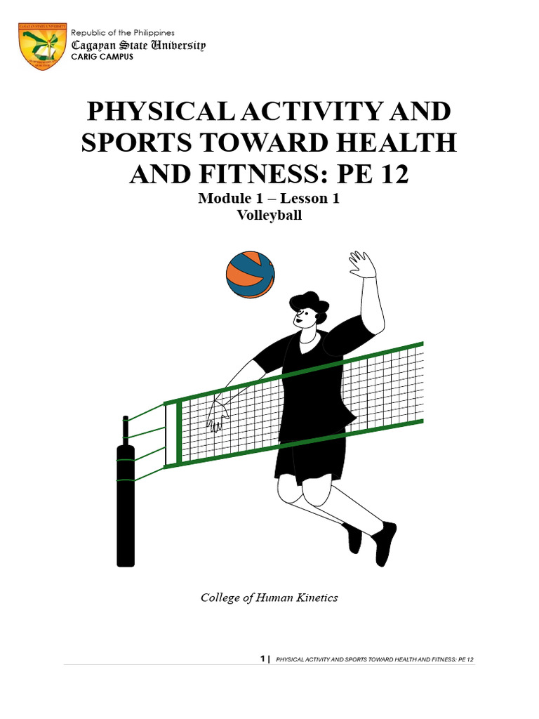 Lesson 1 Pe 12 14 Volleyball | PDF | Volleyball | Athletic Sports