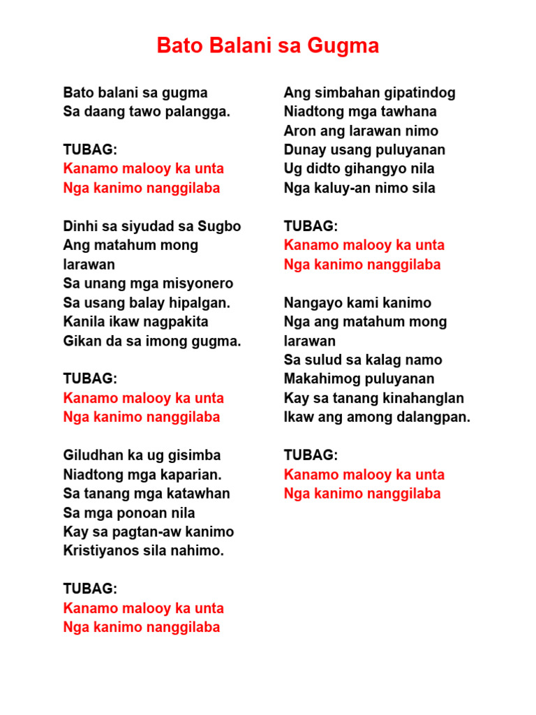 Bato Balani | PDF
