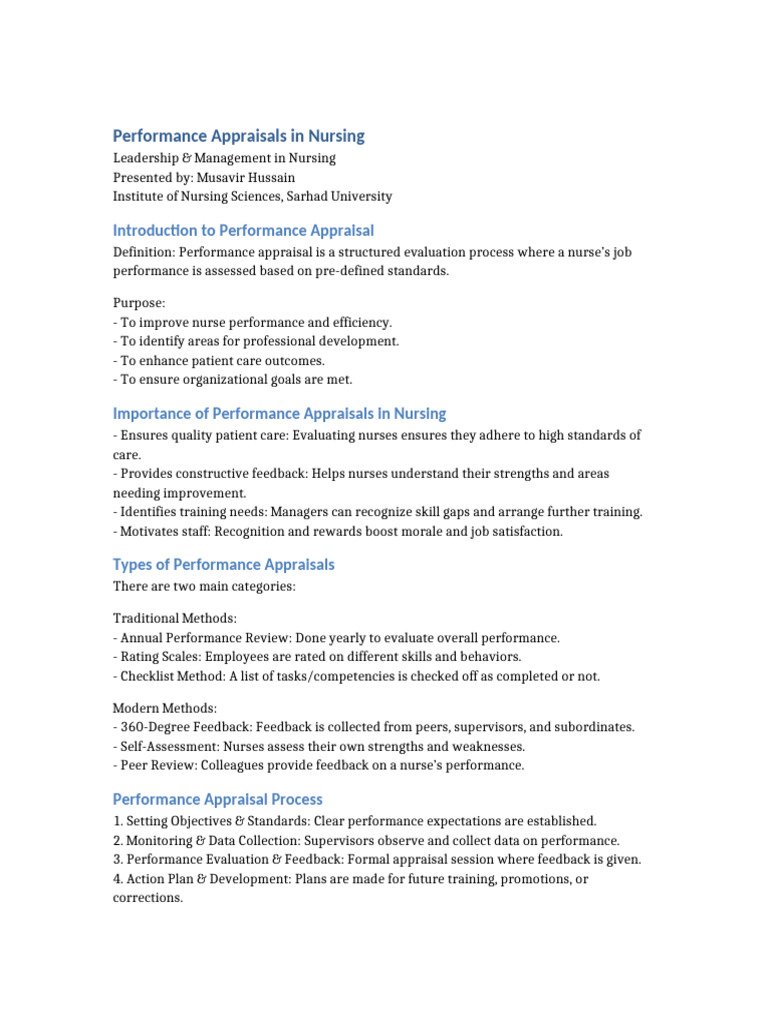 Detailed Performance Appraisals Presentation | PDF | Performance Appraisal | Organizational Behavior