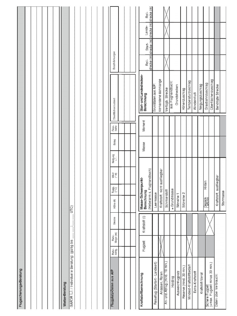 Appendix 04 Fuel Calculation Form VFR | PDF