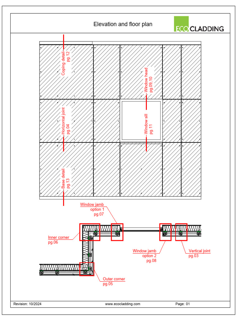 EcoCladding System Details | PDF | Wall | Window