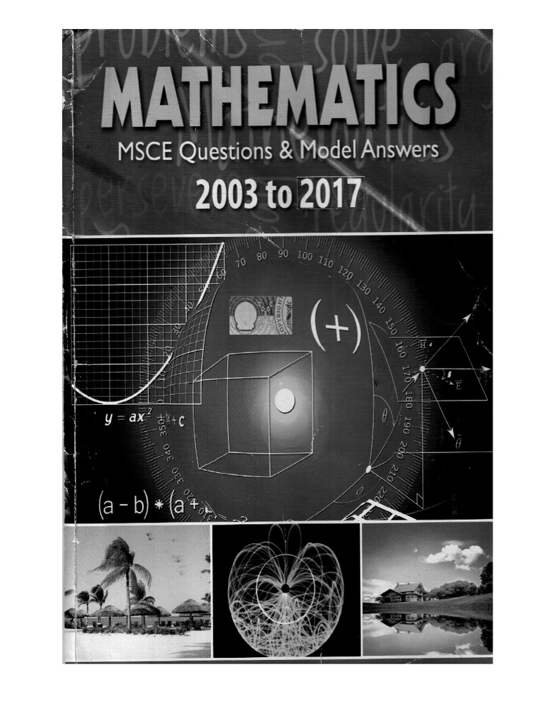 Mathematics - Model Answers - Kazembe Up to 2017 (1) | PDF