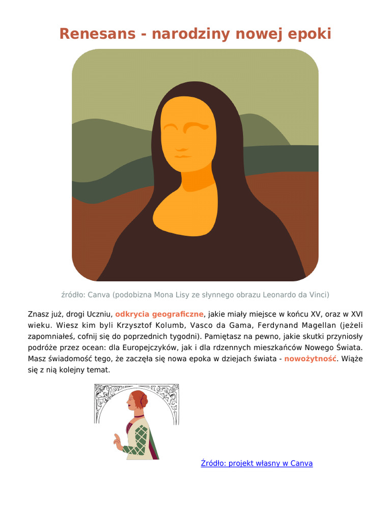 Renesans - Narodziny Nowej Epoki | PDF