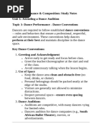 Grade 7 Dance Teaching Plans | PDF | Dances | Learning