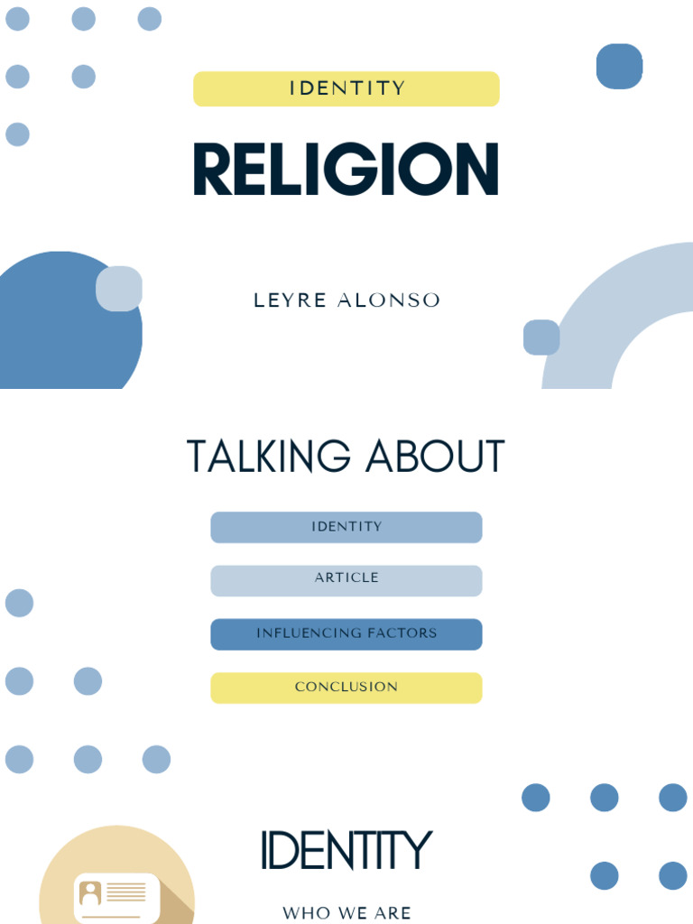 How Could Be Our Identity Shaped by Religion? | PDF