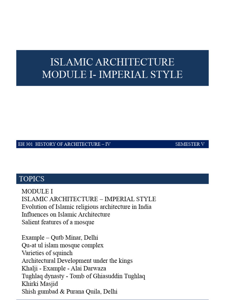Module 1 Imperial Style | PDF | Architectural Design | Architecture