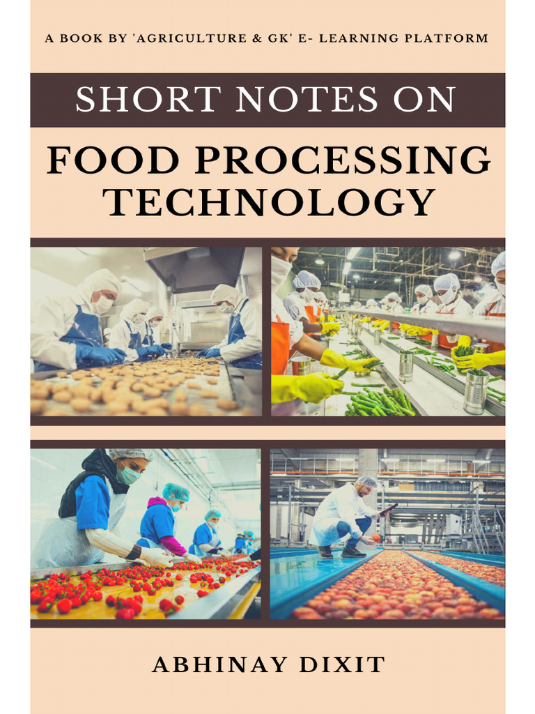 Food Processing Technology Book | PDF | Milk | Vegetables