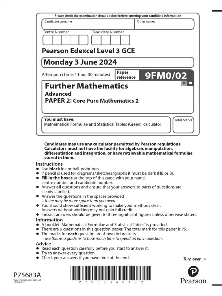 Cp2 2024 | PDF | Mathematics | Mathematical Analysis