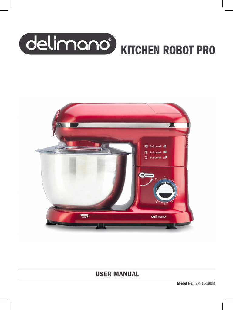 Instrukcja-obslugi-DELIMANO-Pro-1400W | PDF | Blender | Home Appliance