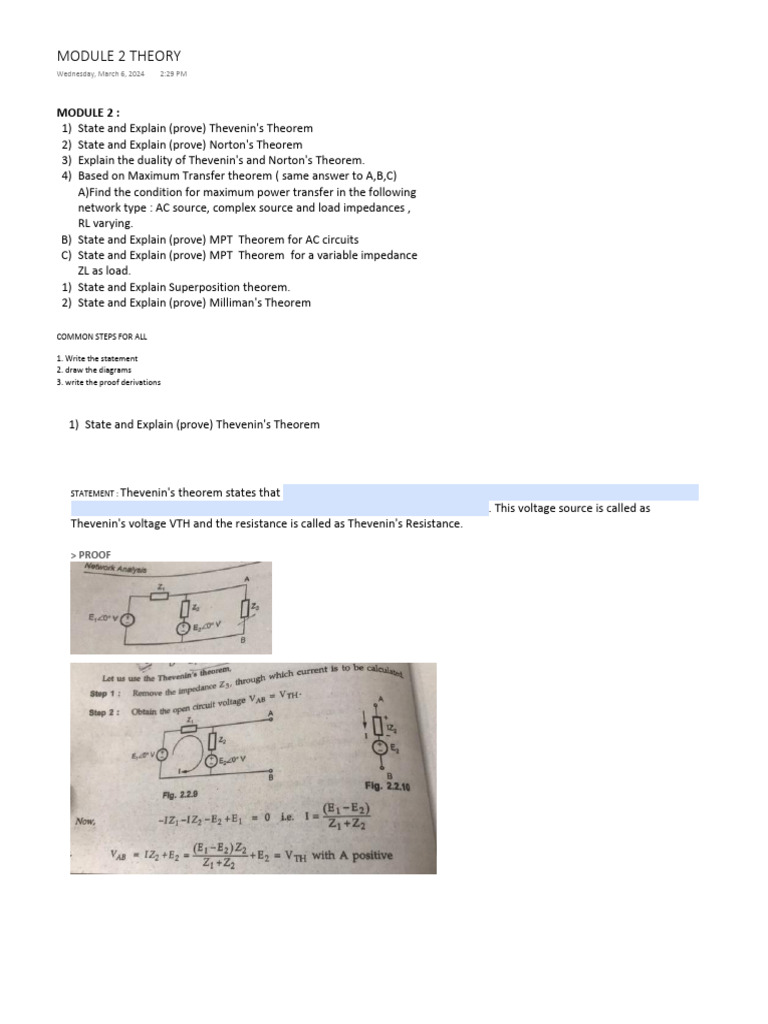 Module 2 Theory Notes | PDF