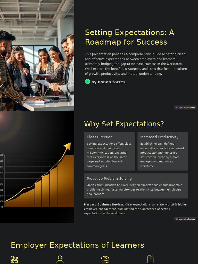Setting Expectations A Roadmap For Success | PDF | Employee Retention ...