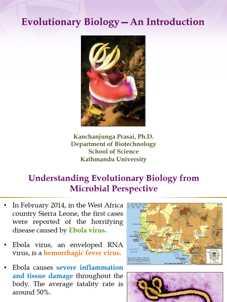 1. Evolutionary Biology-An Introduction | PDF | Evolution | Natural ...