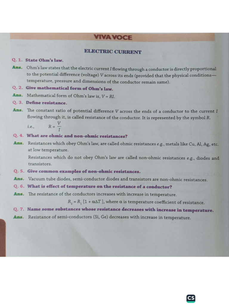 Physics Viva Questions | PDF