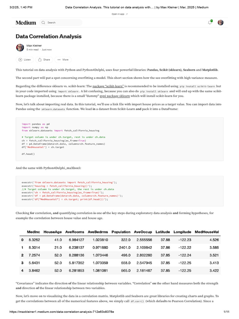 Maxbox Starter140 Data Correlation Analysis | PDF | Mean Squared Error | Applied Mathematics
