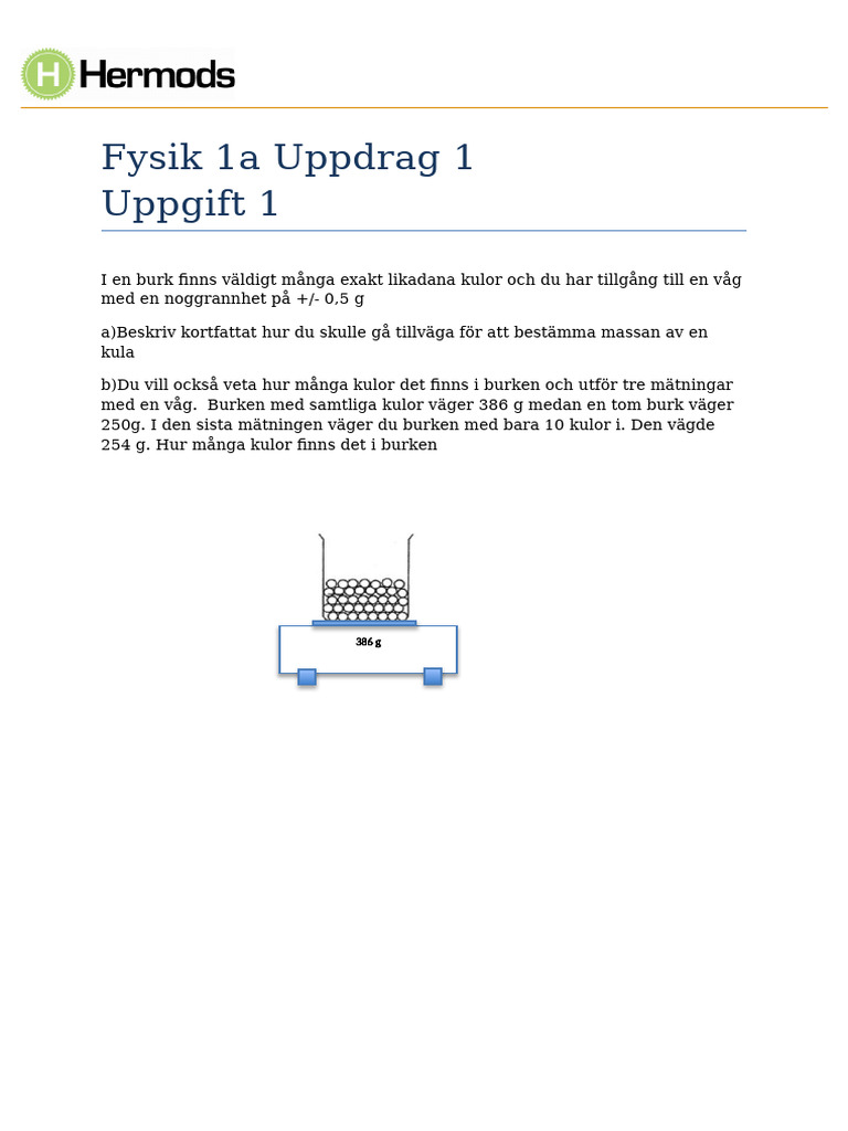 616297450-Fysik-uppdrag-1 | PDF