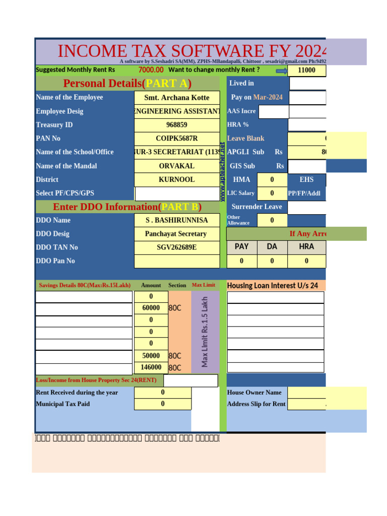 IT2024-25(ver17)Seshadri_AP_Final | PDF | Life Insurance | Insurance