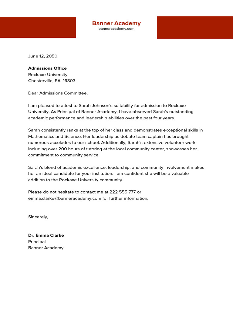 Samples of Attestation Letter For Admission Template | PDF