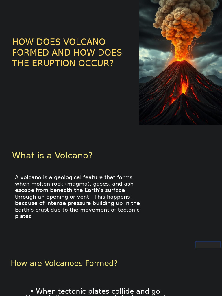 How Volcanoes Form and Erupt | PDF