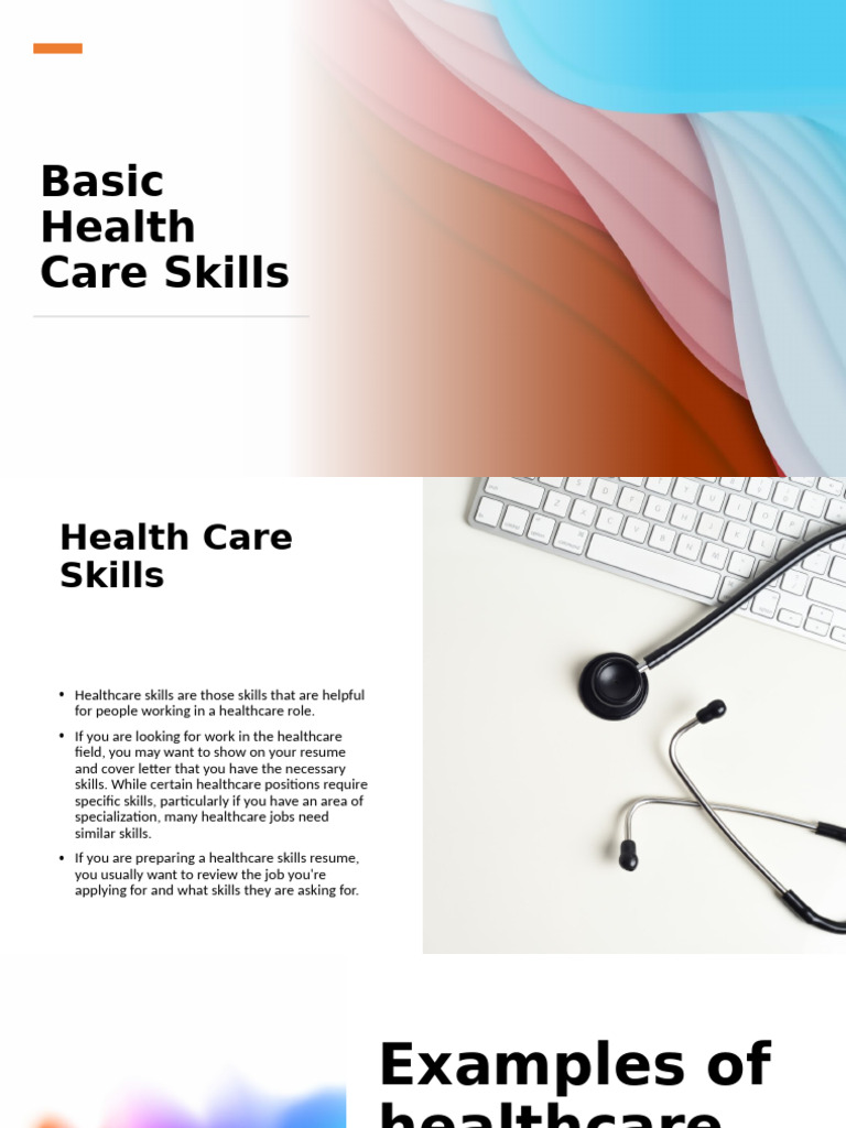 Basic Health Care Skills | PDF | Social Psychology | Cognition