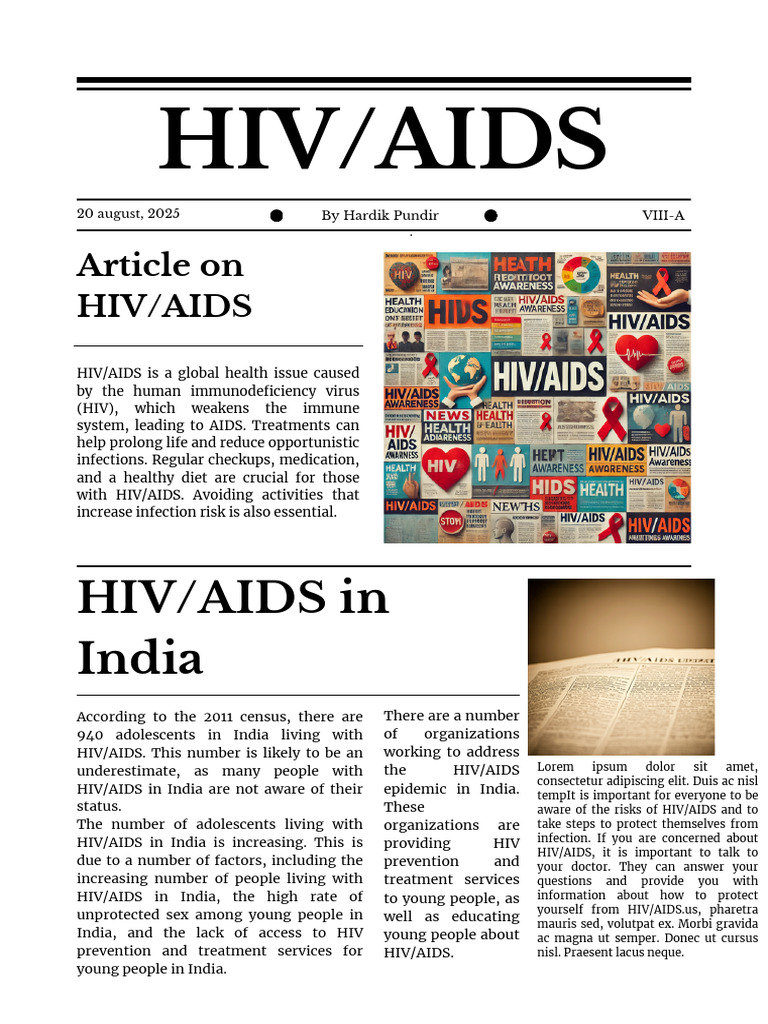 hiv aids activity | PDF