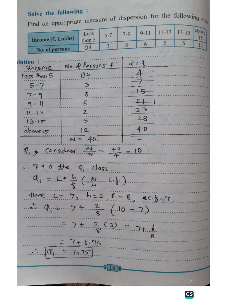Practical 4 Measures of dispersion | PDF