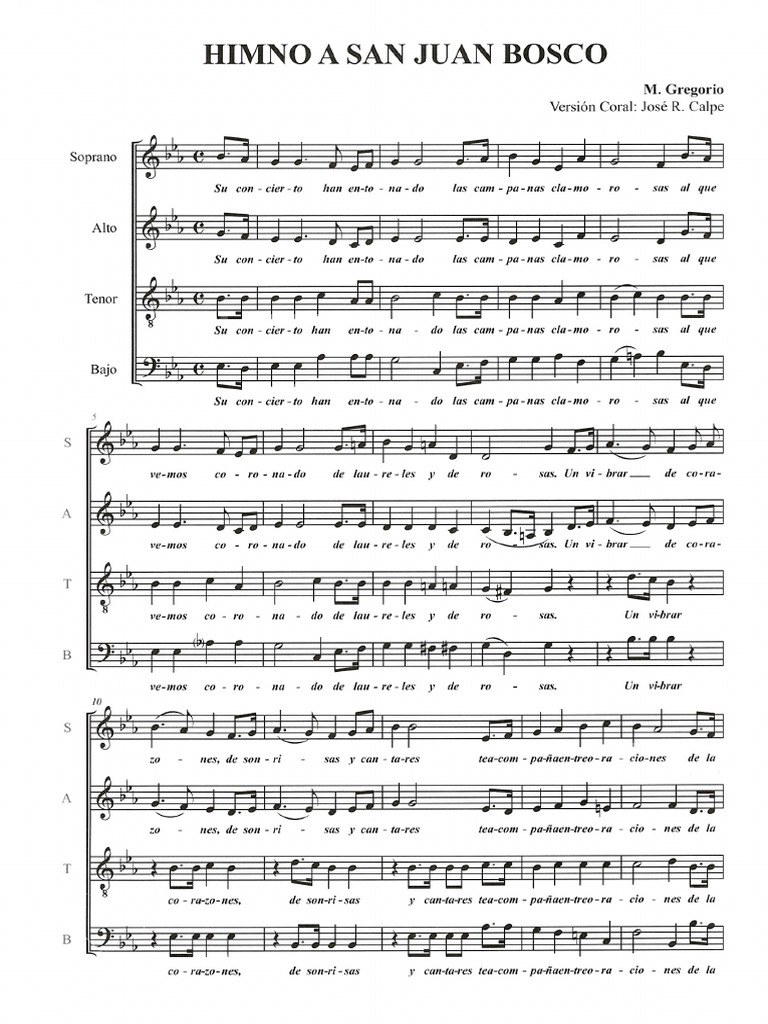 Himno San Juan Bosco | PDF