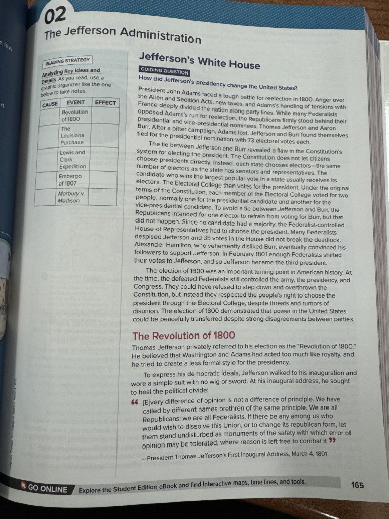 The Jefferson Administration | PDF