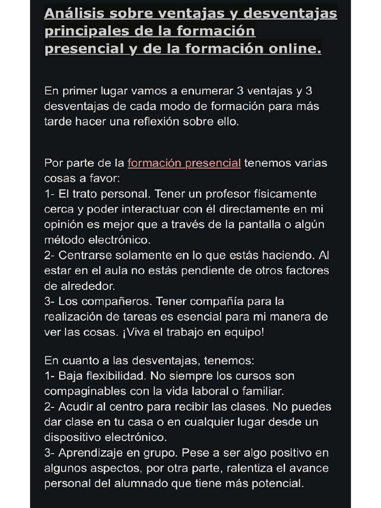 Ventajas Desventajas | PDF