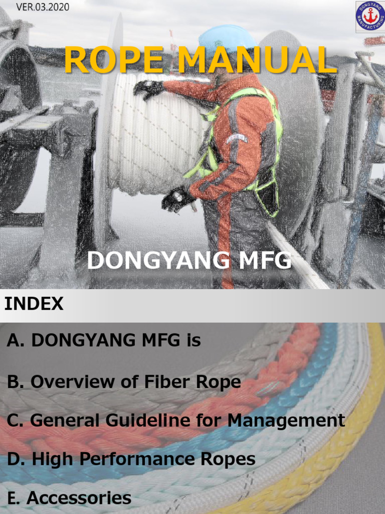 Guidelines for Fiber Rope Management | PDF | Rope | Strength Of Materials