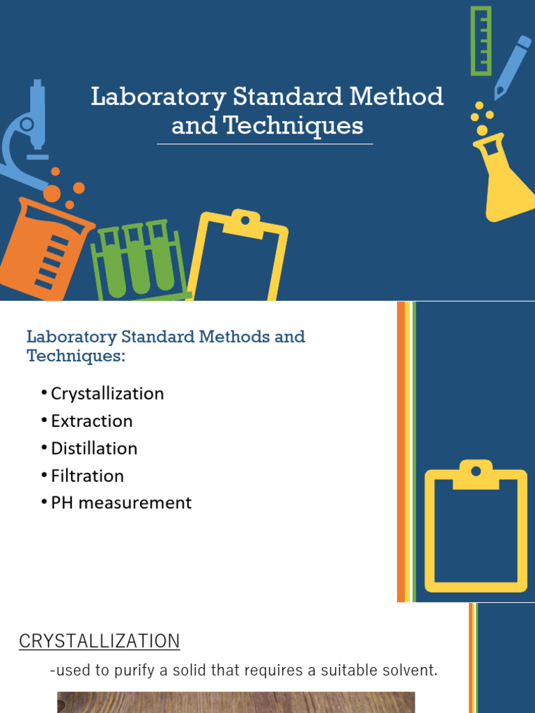 Chemical Laboratory Standard Method and Techniques | PDF