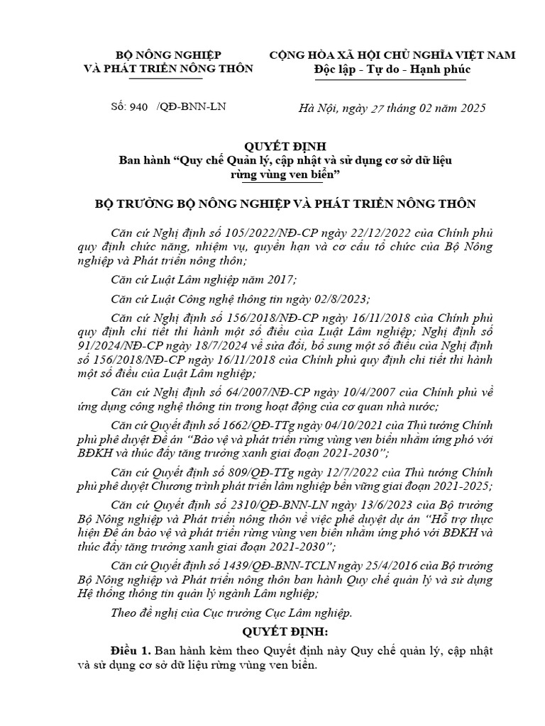 Qđinh QC Quản Lý CSDL RVB | PDF