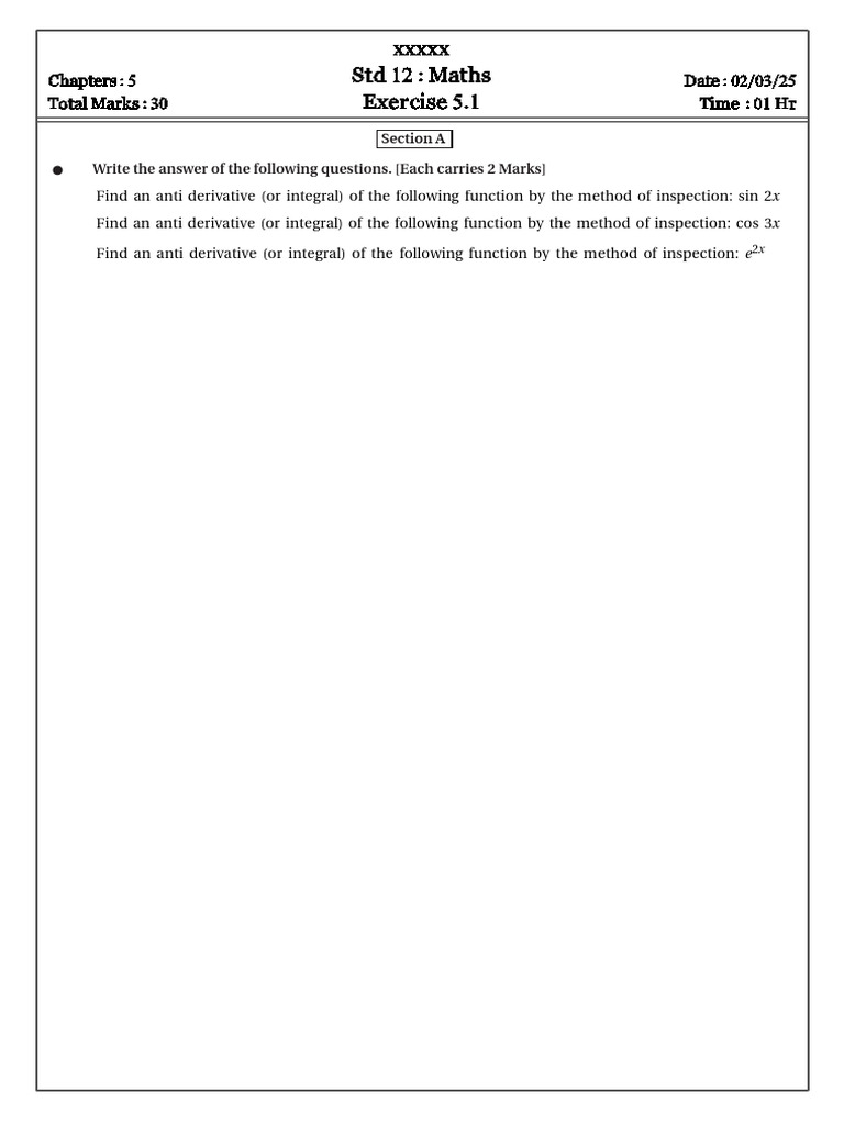 Exercise5.1 - D02 Mar 2025 | PDF