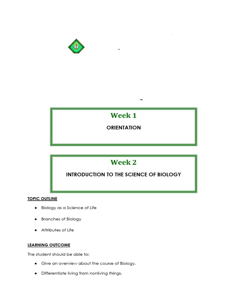 BIOL 5 Learning Module For Students | PDF | Carbohydrates | Cell (Biology)
