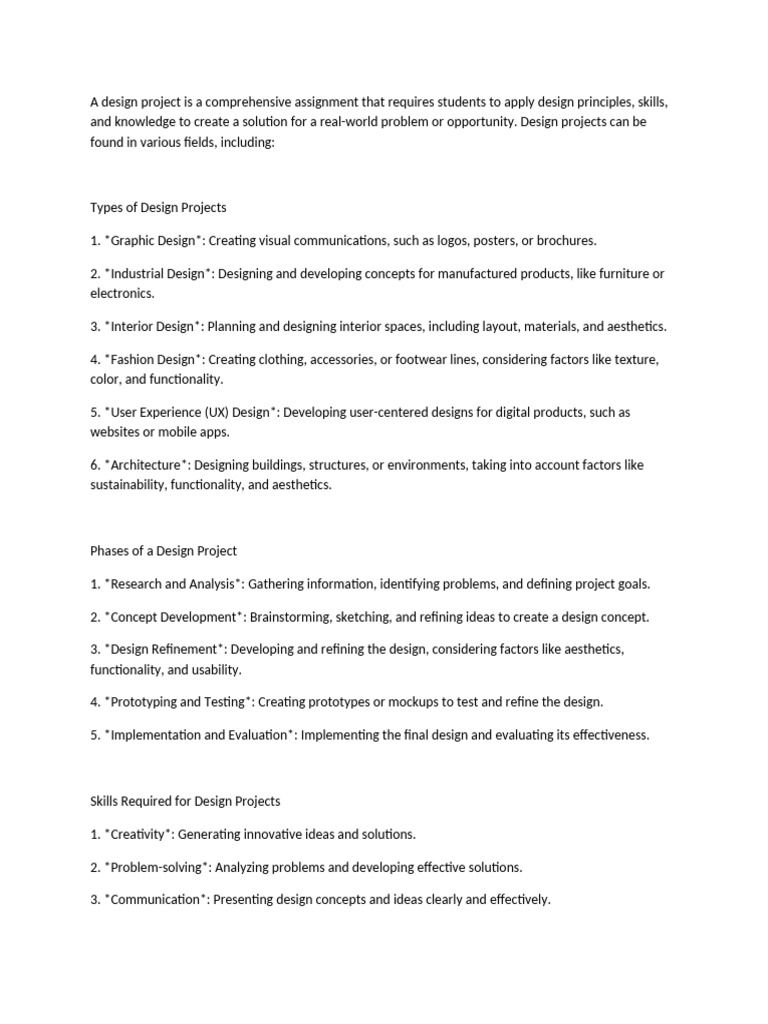 A Design Projec55-WPS Office | PDF