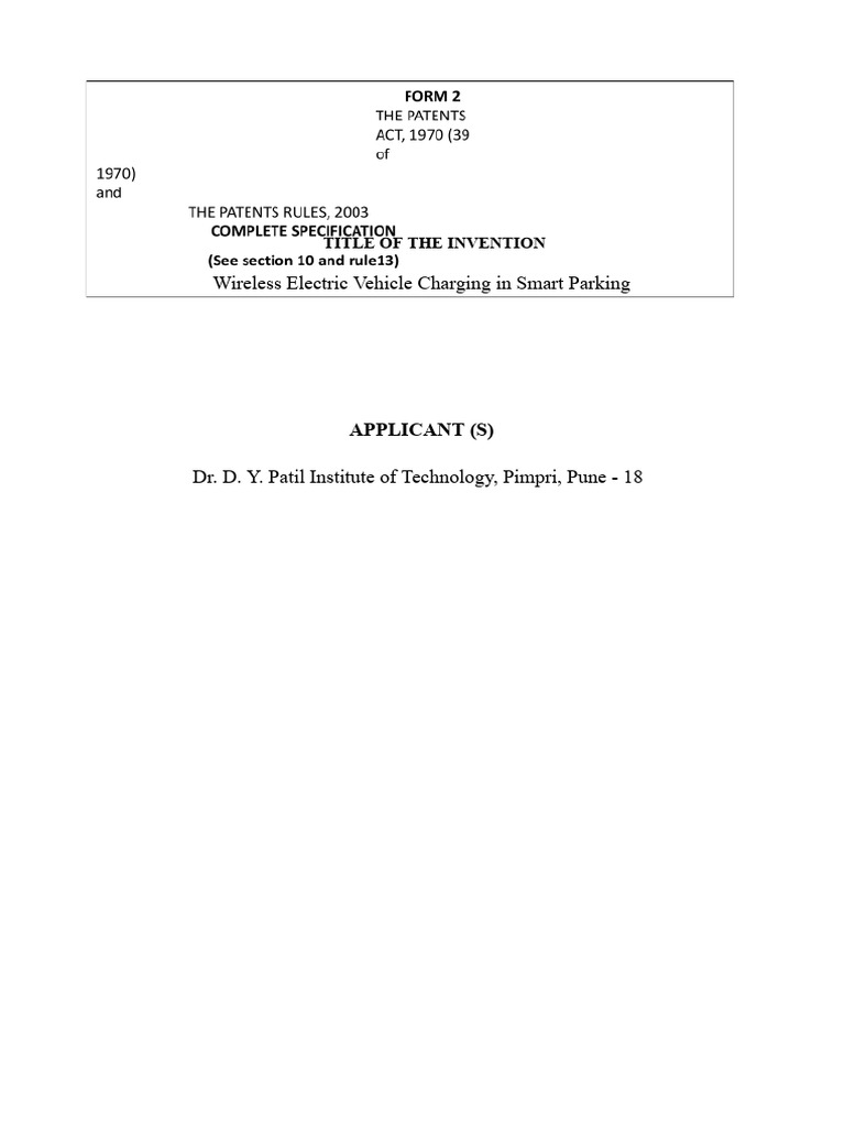 Sample Patent Draft Updated | PDF | Electrical Engineering