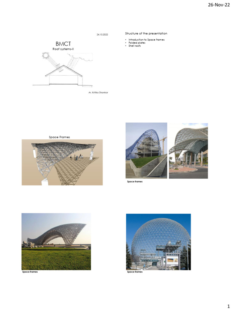 Space Frames and Roof Systems Explained | PDF | Framing (Construction ...