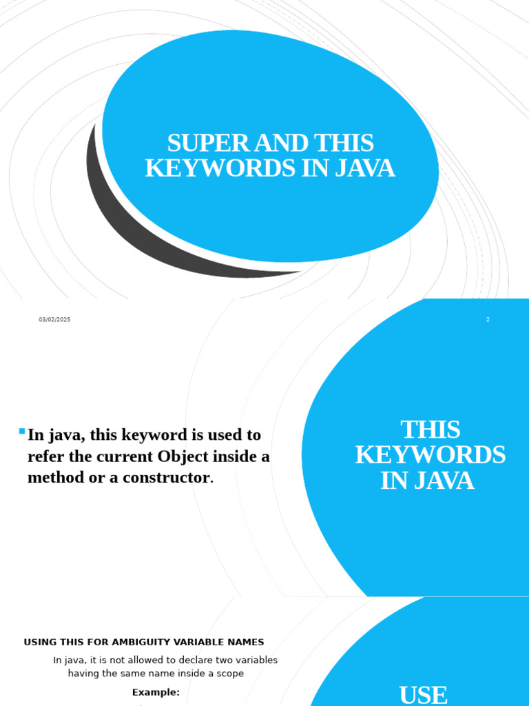 This and Super Keyword | PDF | Class (Computer Programming ...