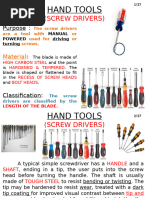 Manufacturing of Screwdriver | PDF | Screw | Forging