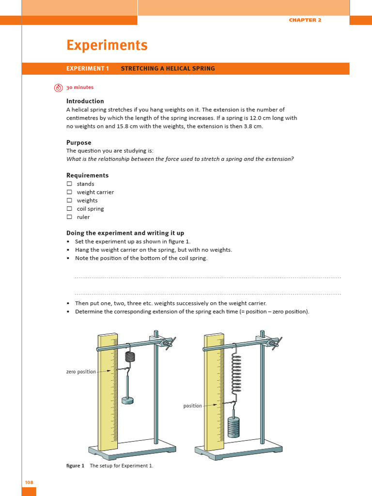 Nova Physics 3 Havo Vwo Tto H2 Experiments | PDF | Calibration | Measurement