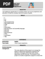 Preeti Resume. | PDF