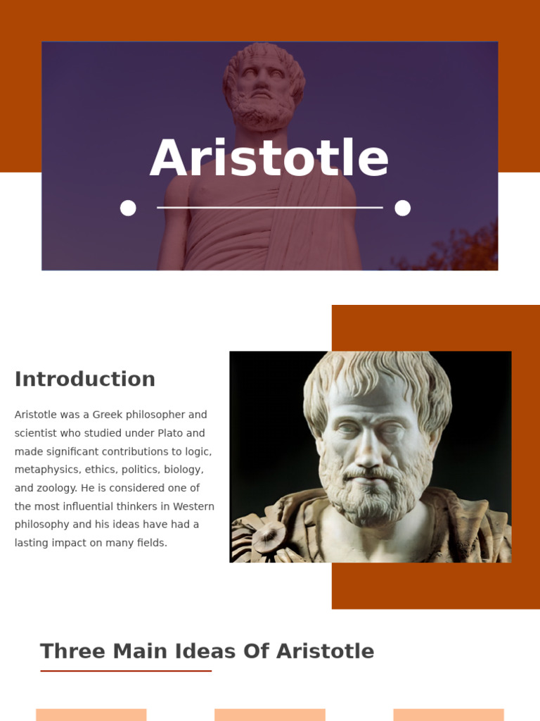 Philosophy of Aristotle | PDF | Aristotle | Logic