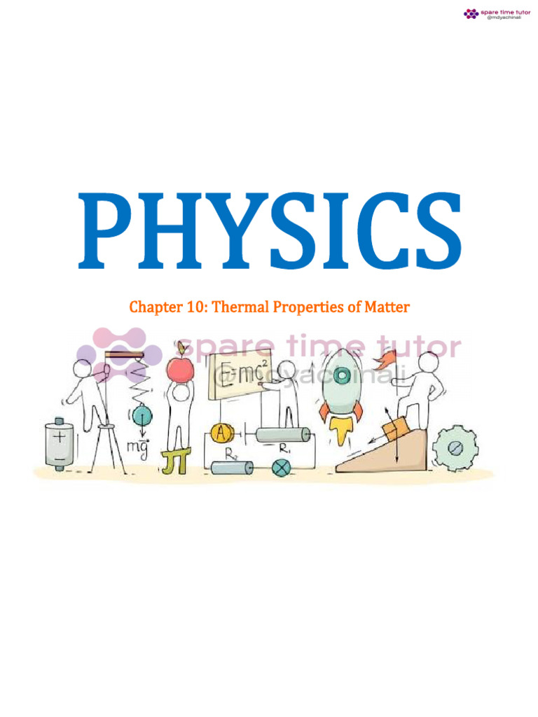 Thermal Properties of Matter Explained | PDF | Temperature | Thermal ...