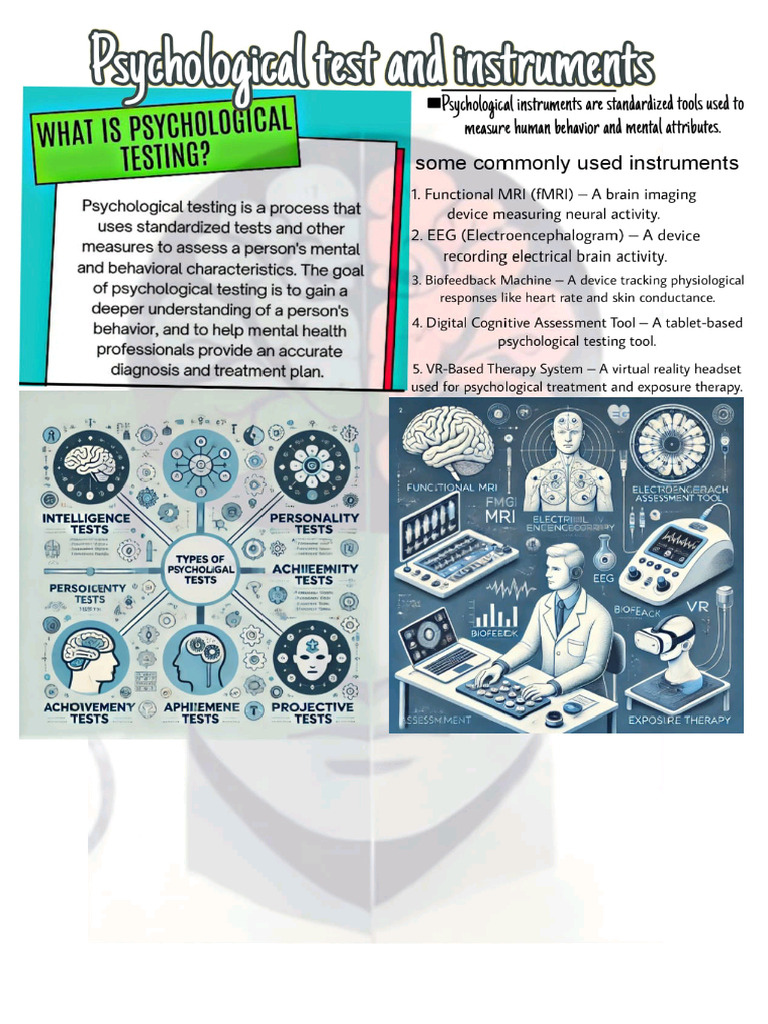 Psychological Tests and Instruments | PDF