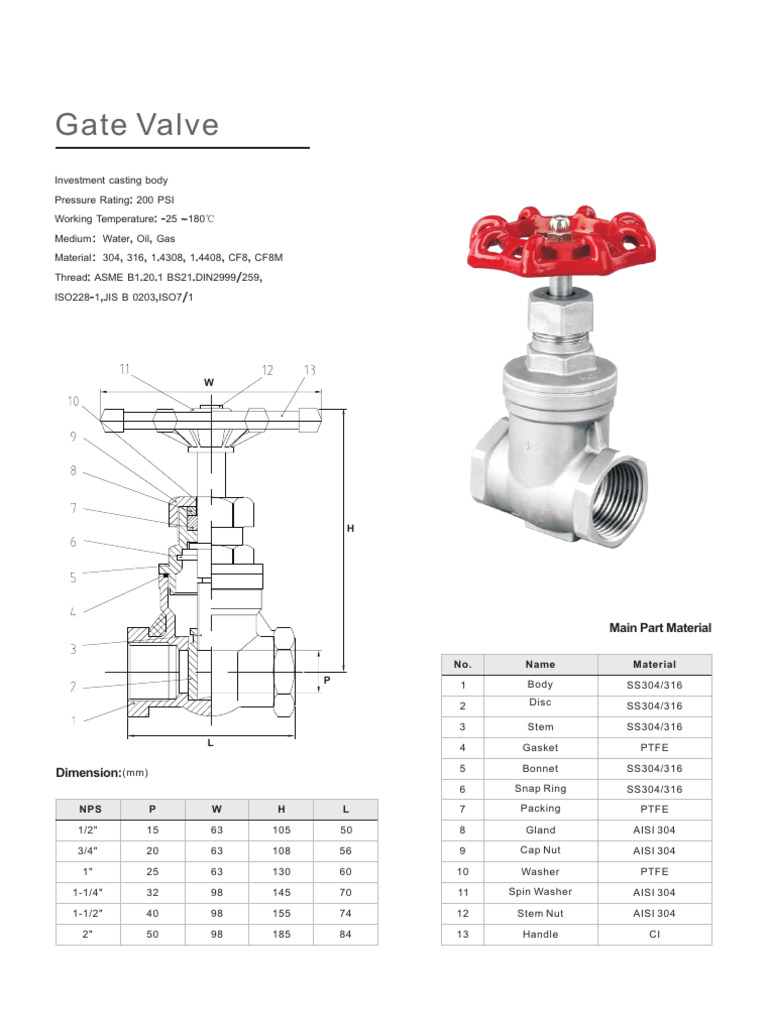 Ficha Val X 200 Inox | PDF