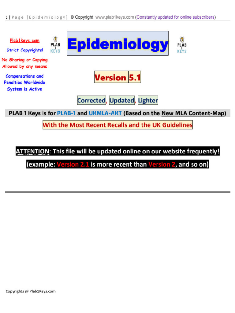 Epidemiology | PDF