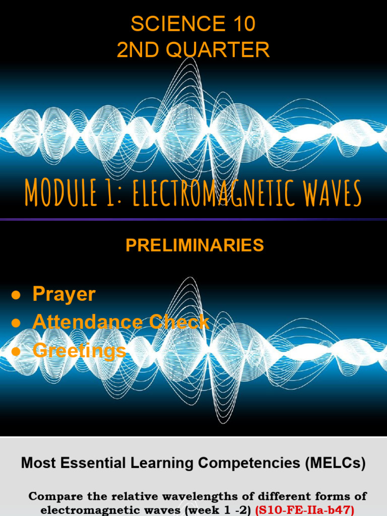 Q2 - M1 - ELECTROMAGNETIC WAVES | PDF | Waves | Electromagnetic Radiation